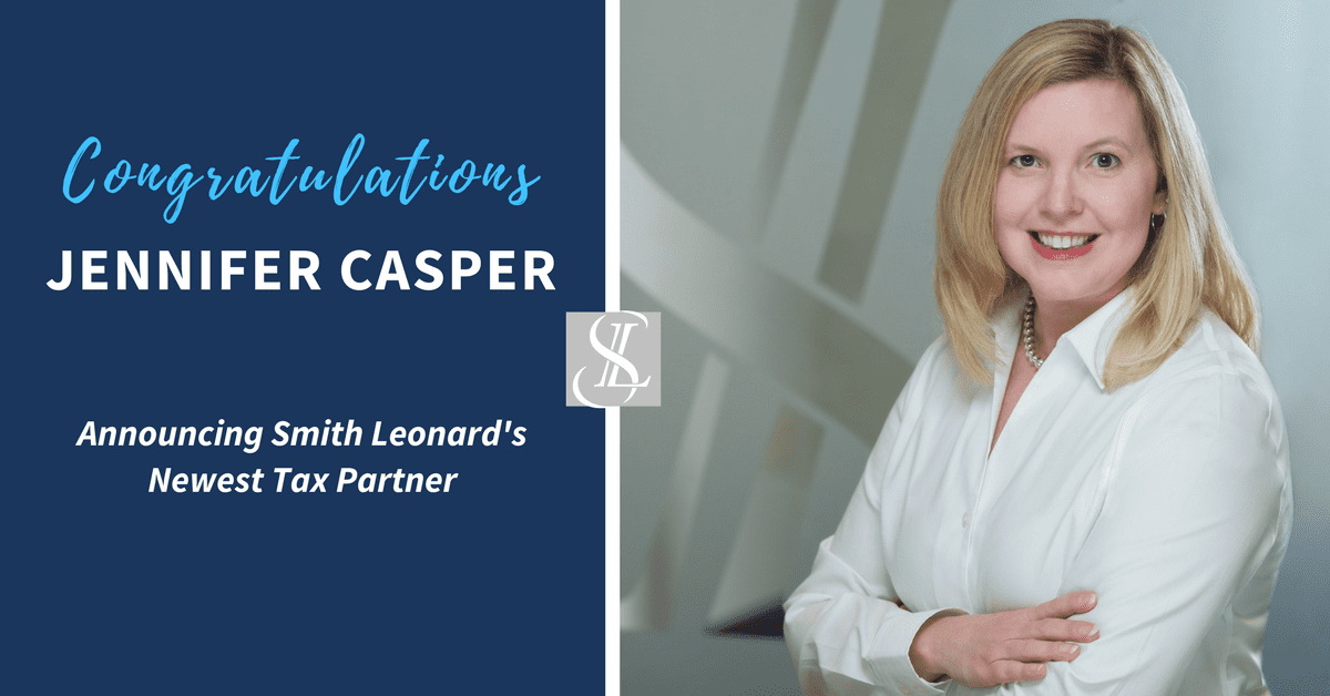 Jennifer Casper Promoted to Partner - Smith Leonard