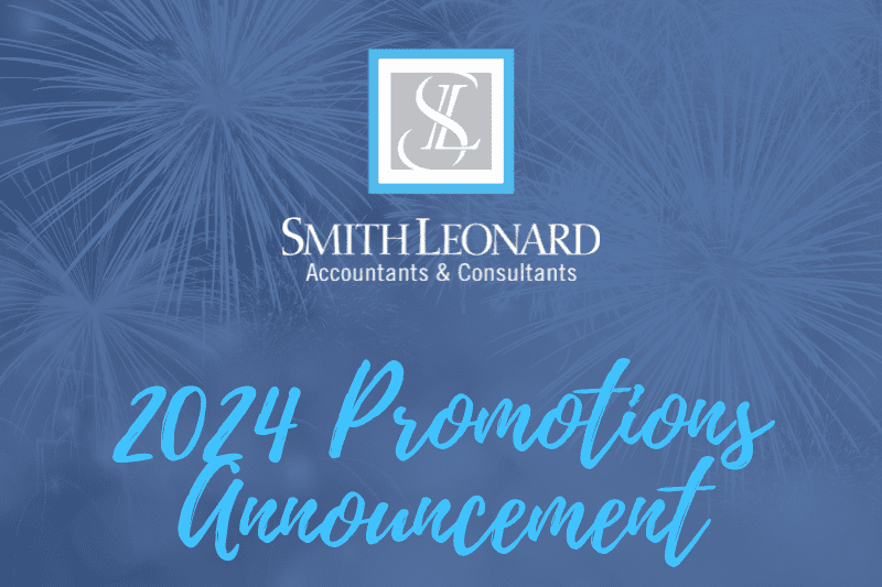 Smith Leonard Announces 2024 Staff Promotions - Smith Leonard
